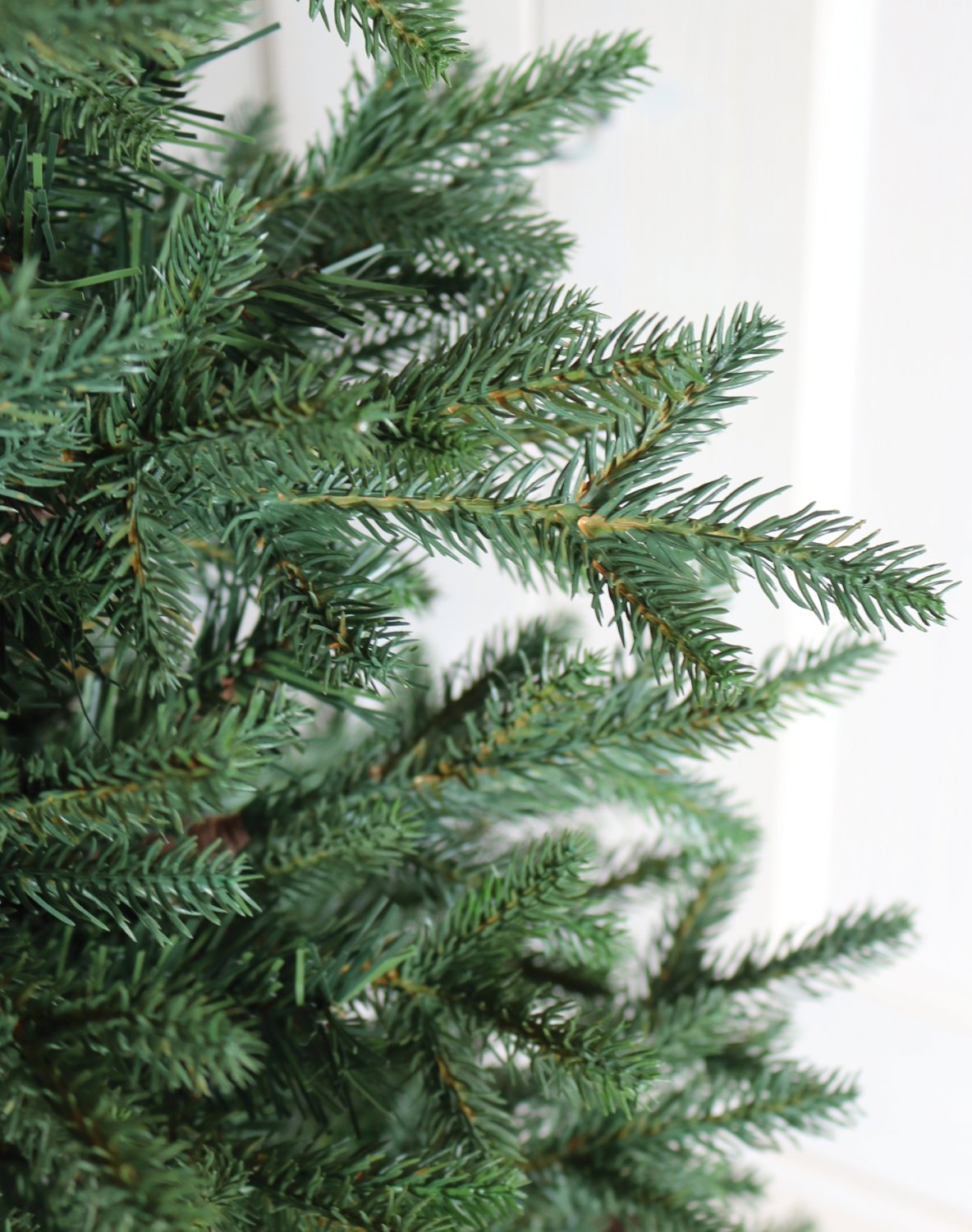 Künstlicher Tannenbaum, gemischt, getopft, 90 cm, grün